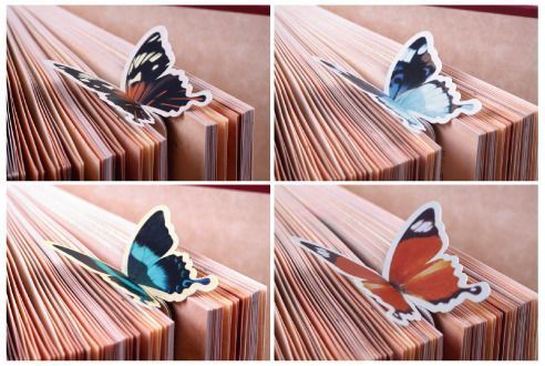 MochiThings: Butterfly Card Bookmark