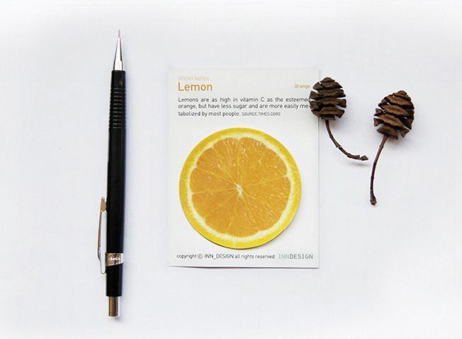 MochiThings: Lemon Slice Sticky Note