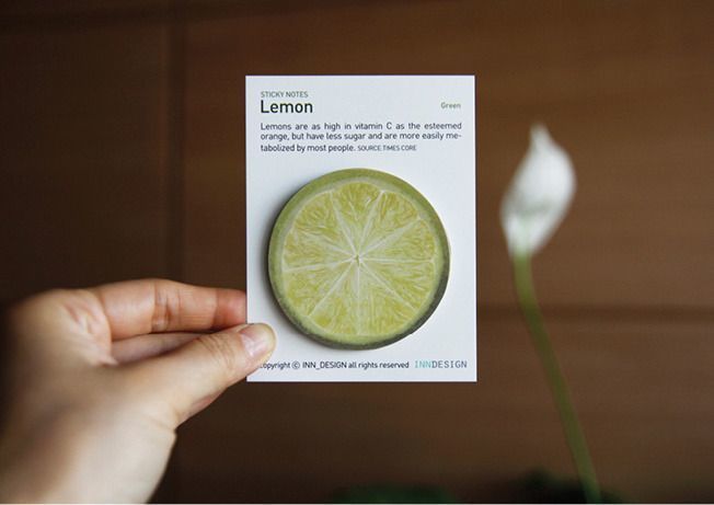 MochiThings: Lemon Slice Sticky Note
