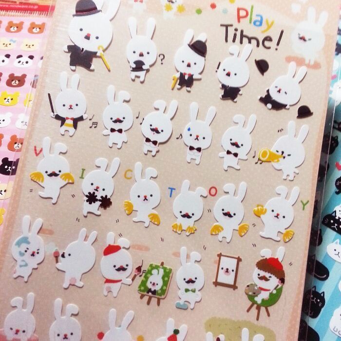 MochiThings: Play Time Bunny Deco Sticker