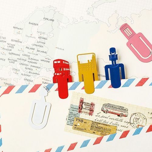 MochiThings: Mini London Bookmark Set