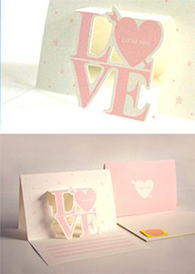 MochiThings: Love Pop Up Card