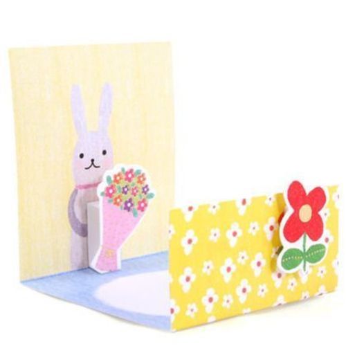 MochiThings: Rabbit Pop Up Card