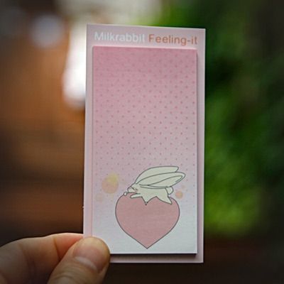 MochiThings: Milk Rabbit Sticky Note