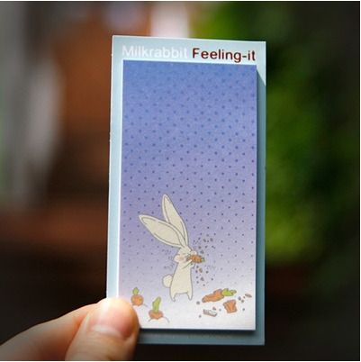 MochiThings: Milk Rabbit Sticky Note
