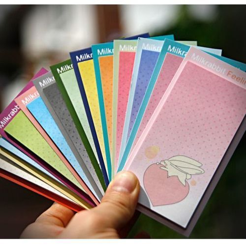 MochiThings: Milk Rabbit Sticky Note