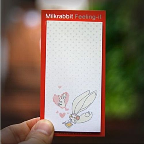MochiThings: Milk Rabbit Sticky Note