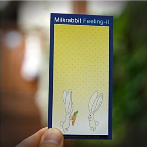 MochiThings: Milk Rabbit Sticky Note