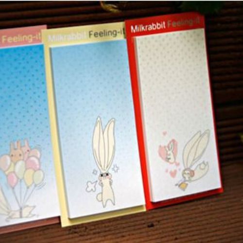 MochiThings: Milk Rabbit Sticky Note
