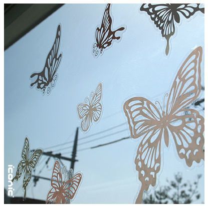 MochiThings: Butterfly Window Stickers