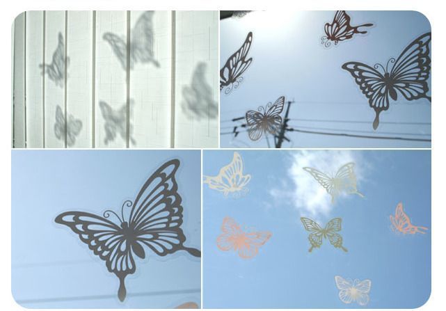MochiThings: Butterfly Window Stickers