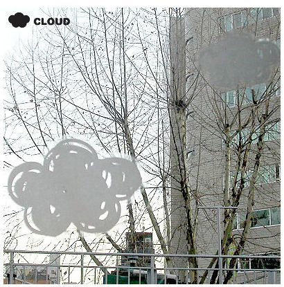 MochiThings: Cloud Window Stickers