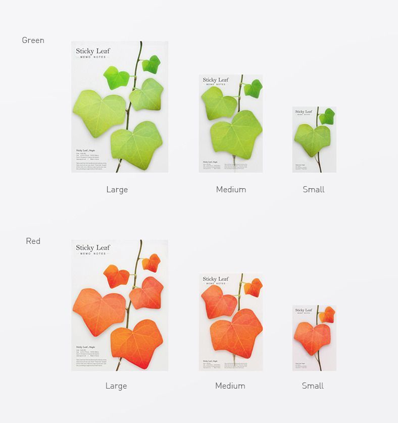 MochiThings: Medium Ivy Leaf Sticky Note