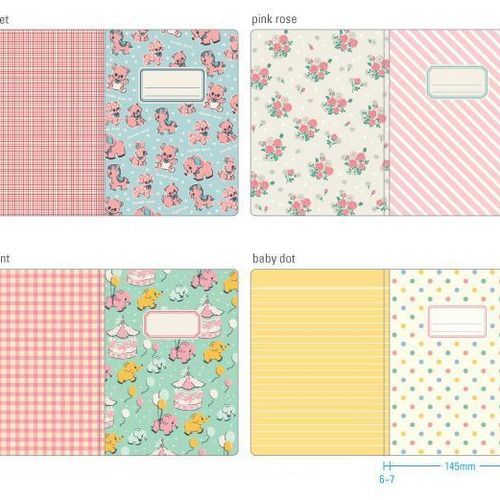 MochiThings: Vintage Pattern Notebook