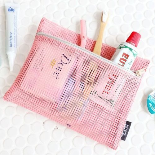 MochiThings: Mesh Travel Pouch Set