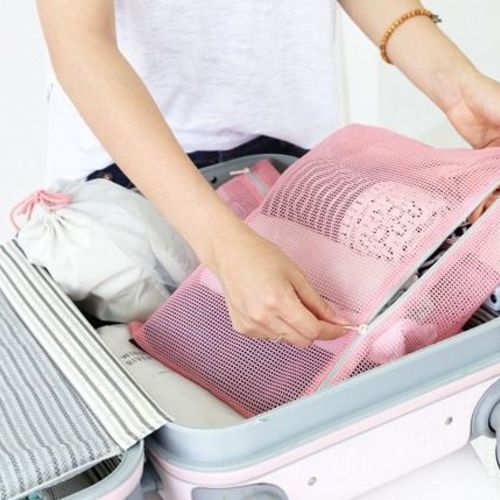 MochiThings: Mesh Travel Pouch Set