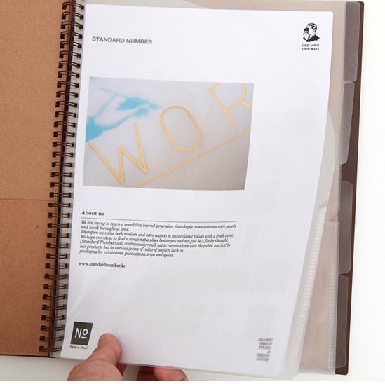 MochiThings: Leather Index File Holder (A4 size)