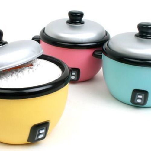 MochiThings: Sky Blue Rice Cooker Coin Bank