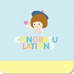 MochiThings: Congratulations Pop Up Card