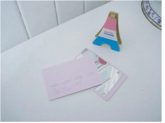 MochiThings: Pink Credit Card Mirror