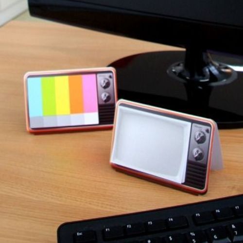 MochiThings: Black and White TV Sticky Note