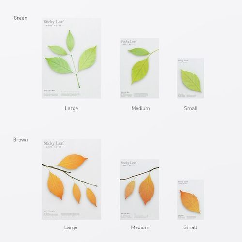 MochiThings: Small Leaf Sticky Note