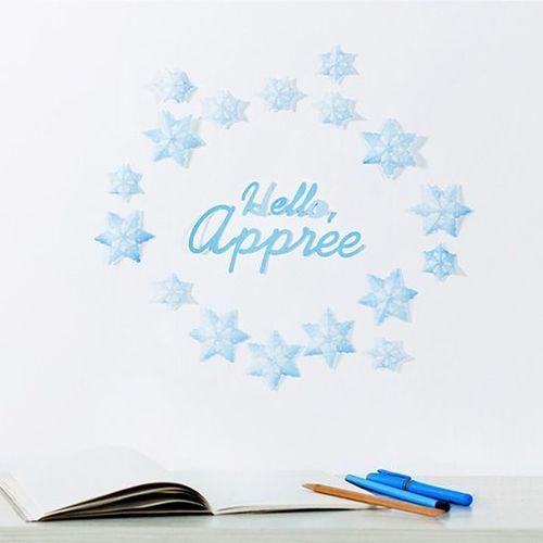 MochiThings: Snowflake Tracing Sticky Note