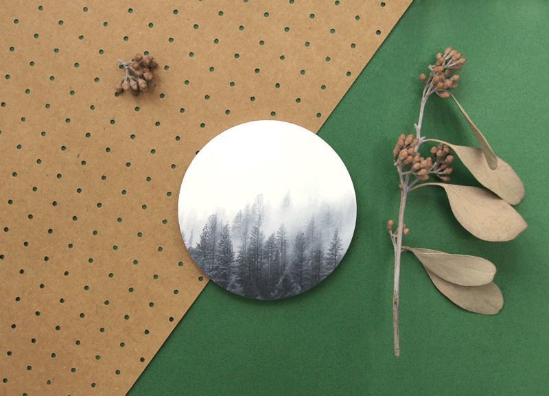 MochiThings: Round Nature Sticky Note