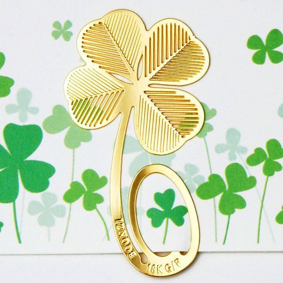 MochiThings: Gold Bookmark & Card