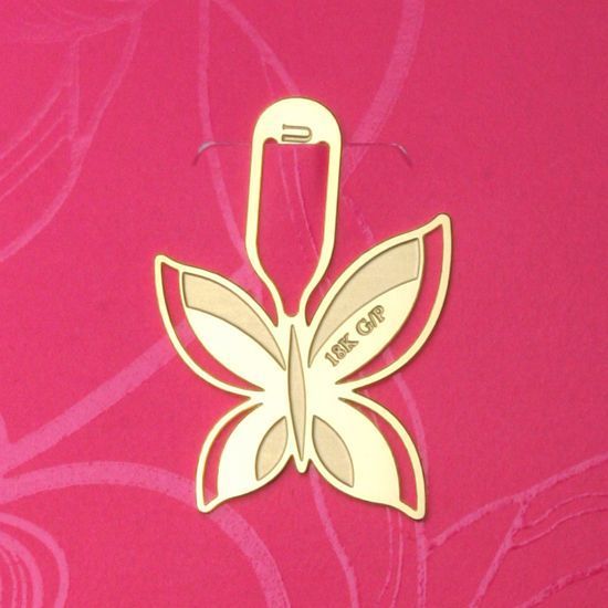 MochiThings: Gold Bookmark & Card