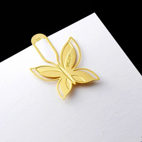 MochiThings: Gold Bookmark & Card