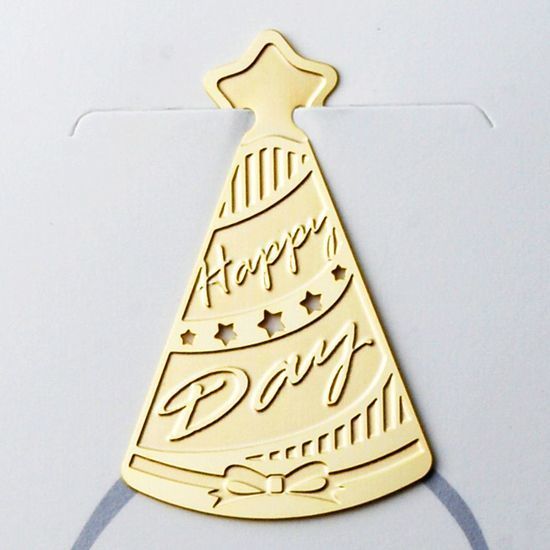 MochiThings: Gold Bookmark & Card