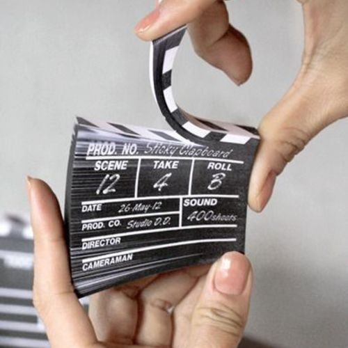 MochiThings: Film Slate Sticky Note