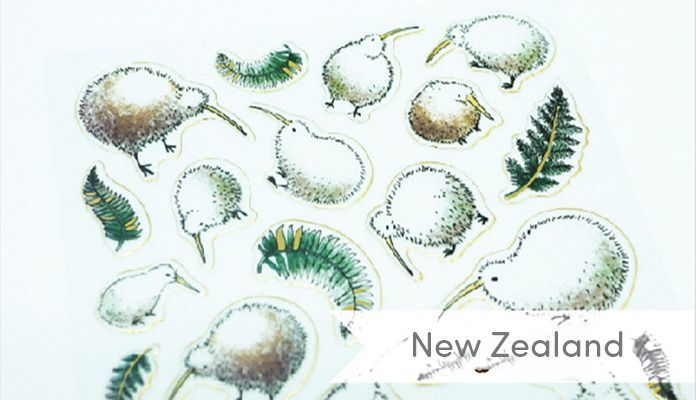 MochiThings: New Zealand/Australia Animal Deco Sticker