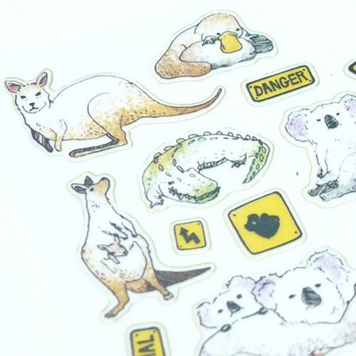 MochiThings: New Zealand/Australia Animal Deco Sticker