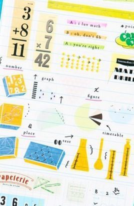 MochiThings: Math Graphic Deco Sticker