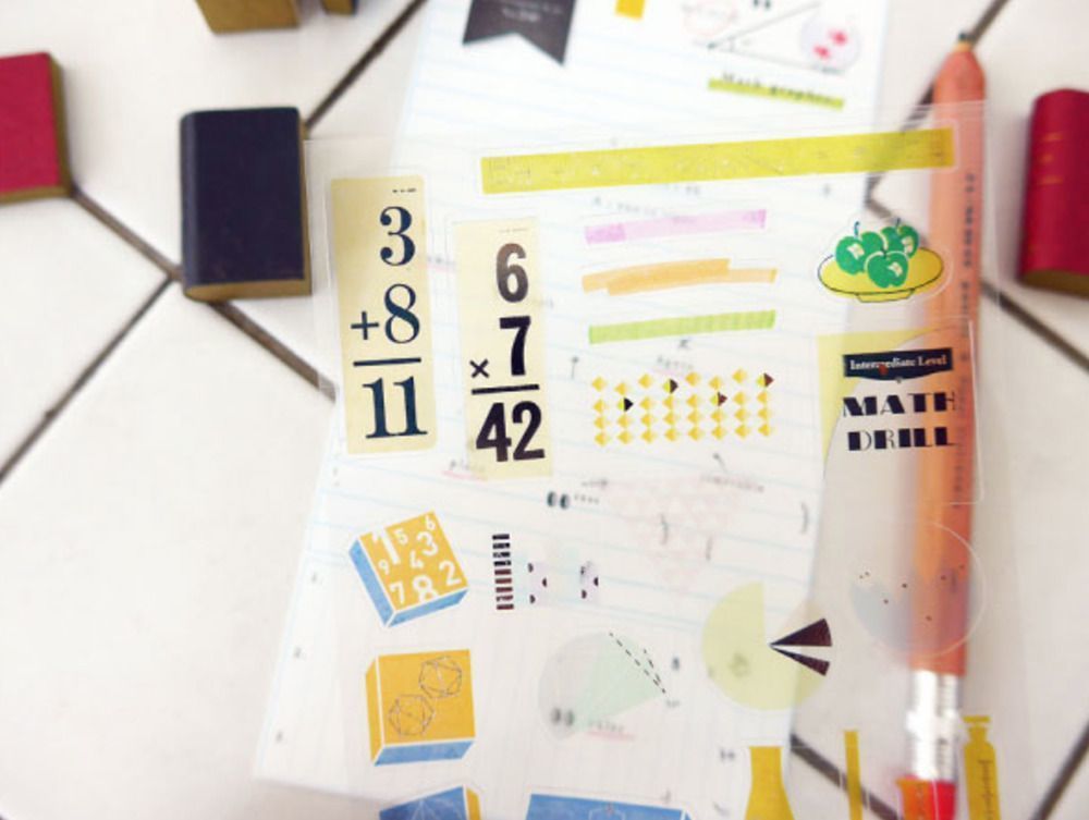 MochiThings: Math Graphic Deco Sticker