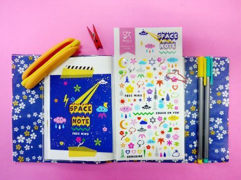 MochiThings: Space Note Deco Sticker