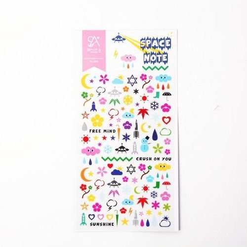 MochiThings: Space Note Deco Sticker