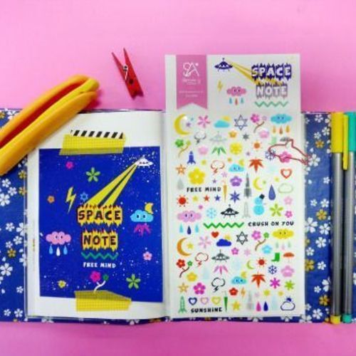 MochiThings: Space Note Deco Sticker