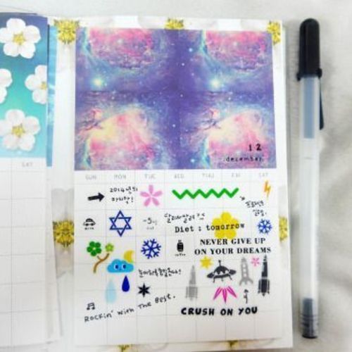 MochiThings: Space Note Deco Sticker