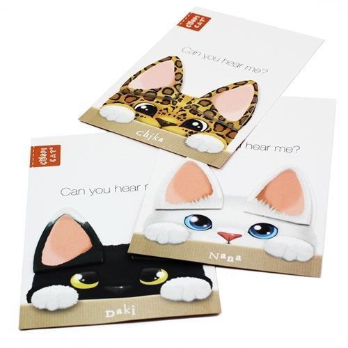 MochiThings: Kitty Ear Sticky Note Set