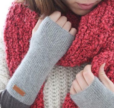 MochiThings: Angora Wool Hand Warmer