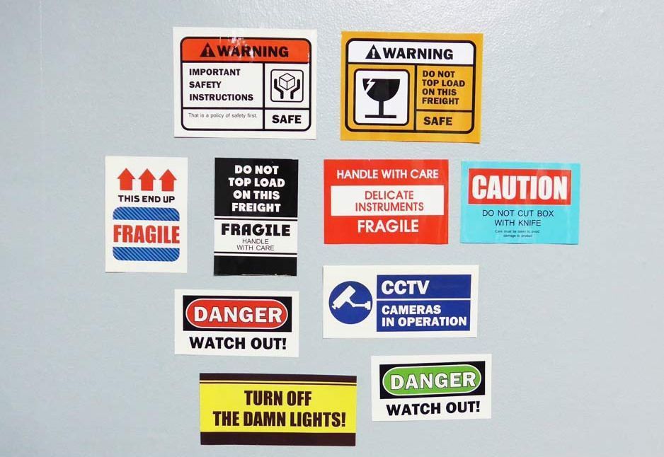 MochiThings: Caution Sticker