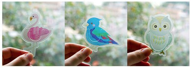 MochiThings: Bird Bookmark