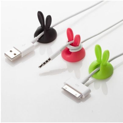 MochiThings: Rabbit Cable Holder Set