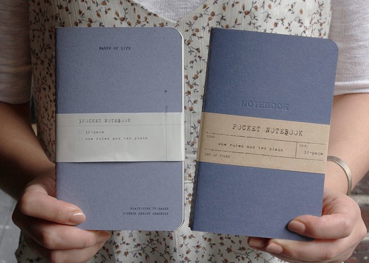 MochiThings: Natural Pocket Notebook Set