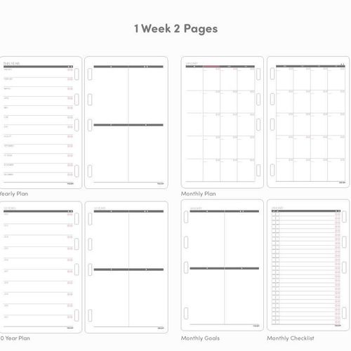 MochiThings: Basic Planner Binder Refill (Pocket)