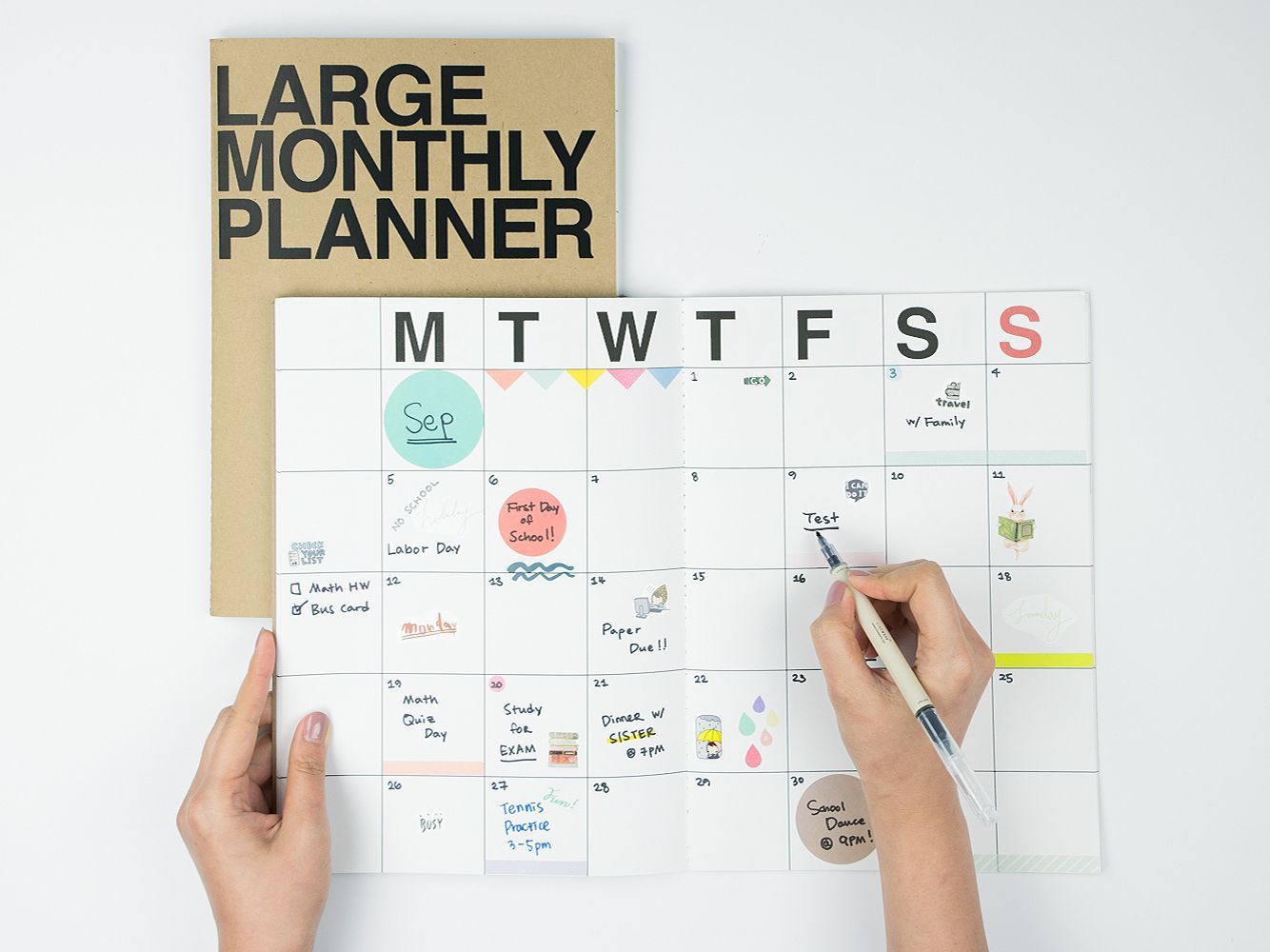 MochiThings: Large Monthly Planner