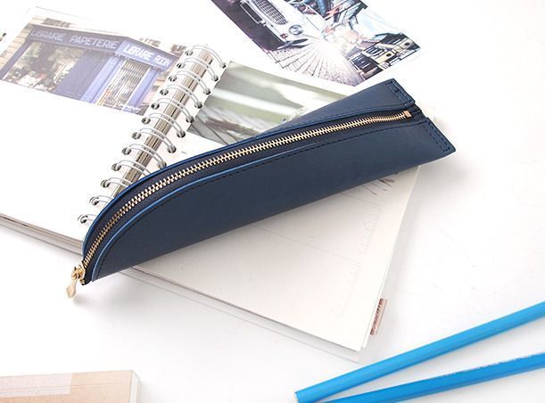 MochiThings: Leather Triangle Shape Pen Case